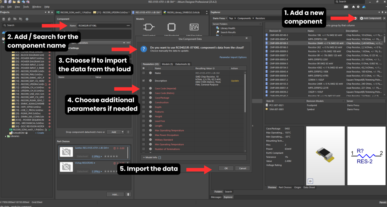 Освоение шаблонов компонентов в Altium Designer 25 | Altium